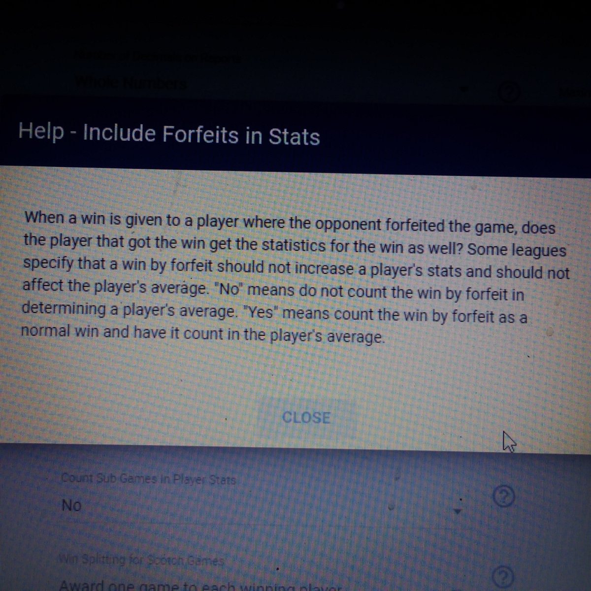 BCAPL App - No ability to skip games, if not played | AzBilliards Forums