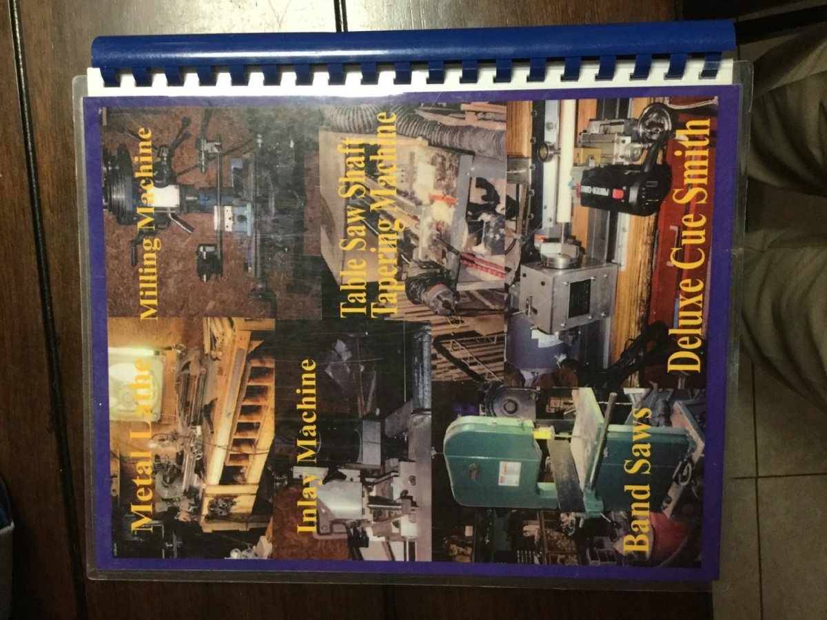 Sold - Chris Hightower Cue Building Book | AzBilliards Forums