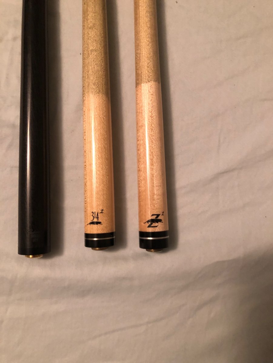 Signed and numbered Pechauer cue with 3 shafts. $1299 | AzBilliards Forums