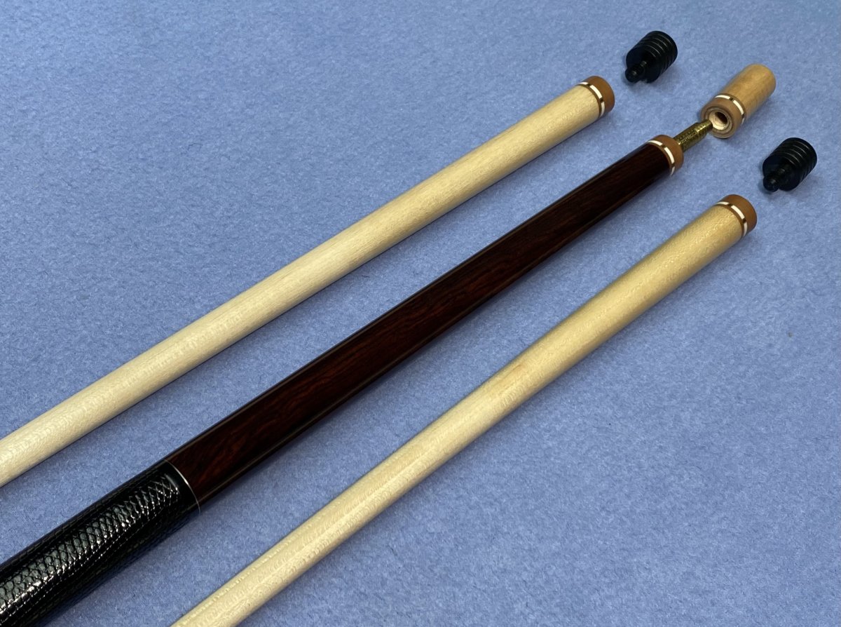 Sold - New Omen Cocobolo Merry Widow--Genuine Lizard Wrap, 2 Shafts ...