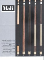 Mali Cue history. indentifing cues? | Page 2 | AzBilliards Forums