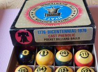 Sold - Vintage Hyatt Bicentennial Pool Ball Set | AzBilliards Forums