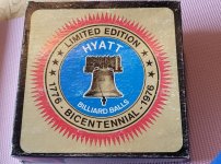 Sold - Vintage Hyatt Bicentennial Pool Ball Set | AzBilliards Forums