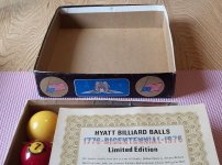 Sold - Vintage Hyatt Bicentennial Pool Ball Set | AzBilliards Forums