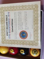 Sold - Vintage Hyatt Bicentennial Pool Ball Set | AzBilliards Forums