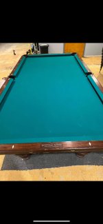 What year and estimated value is this Brunswick Monarch table ...