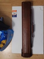 Sold - Vintage Jack Justis 2x4 Tooled Leather Case | AzBilliards Forums