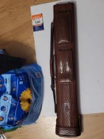 Sold - Vintage Jack Justis 2x4 Tooled Leather Case | AzBilliards Forums