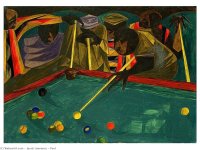 "pool parlor" by jacob lawrence (1942) | AzBilliards Forums
